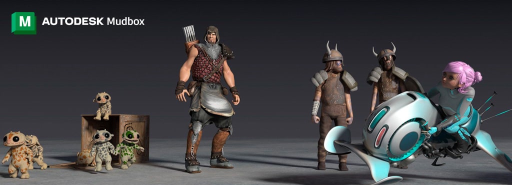 Autodesk Mudbox - Software für digitales Sculpting und Painting in 3D