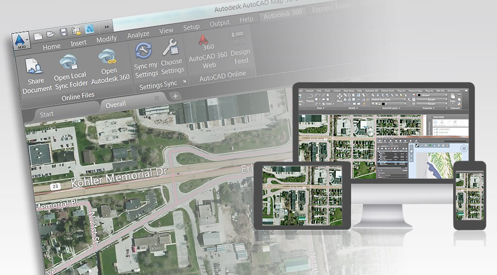 AutoCAD Map 3D - Software für Geodaten (GIS)